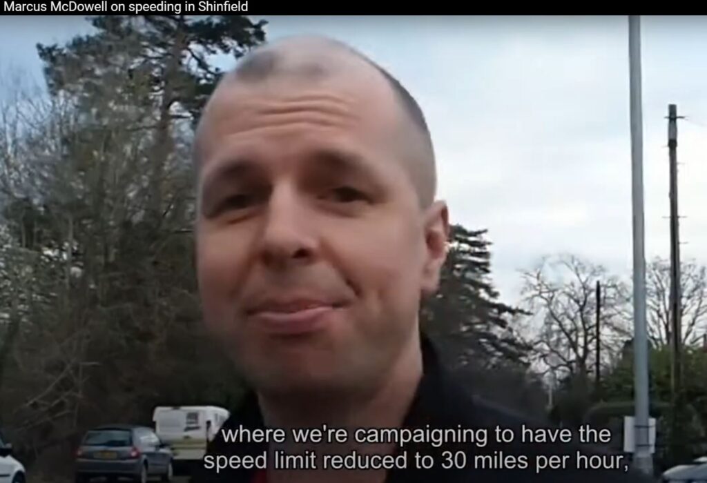 Marcus McDowell on speeding in the Shinfield area - Wokingham ...